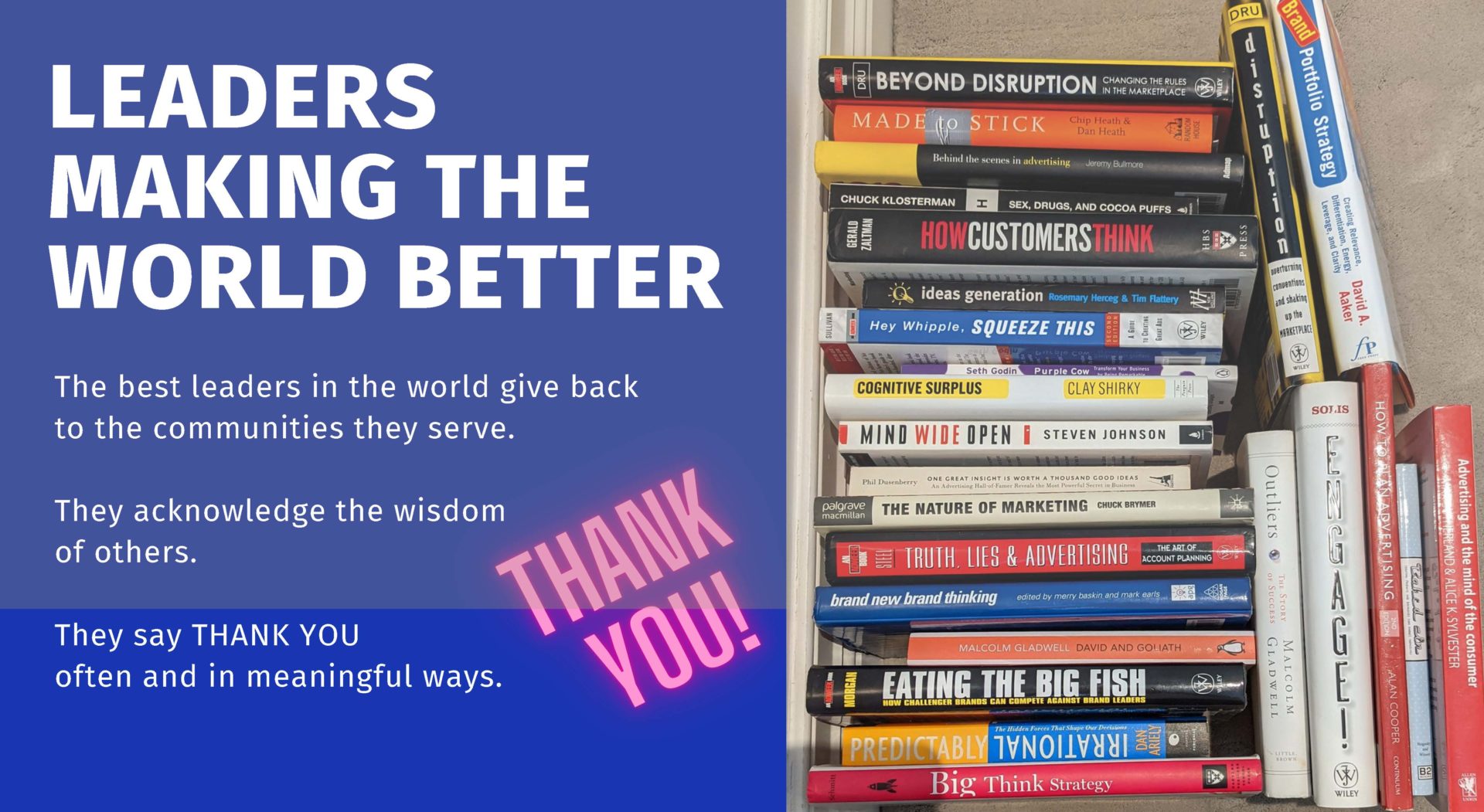 Great Leaders Give Back! – Prosperity Productions, Inc.